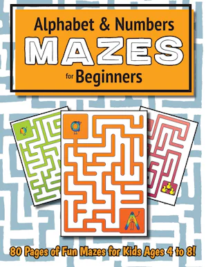 Alphabet and Number Mazes for Beginners - Engage Books